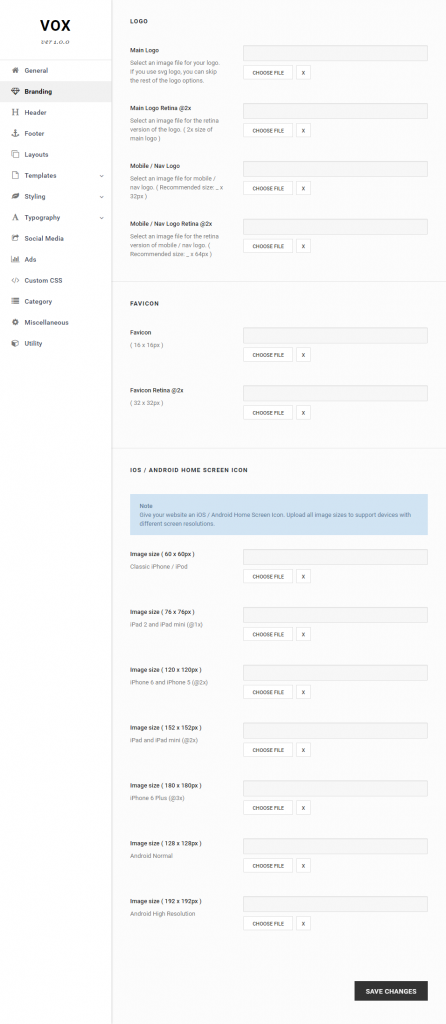 Logo & Favicons – Theme Spirit